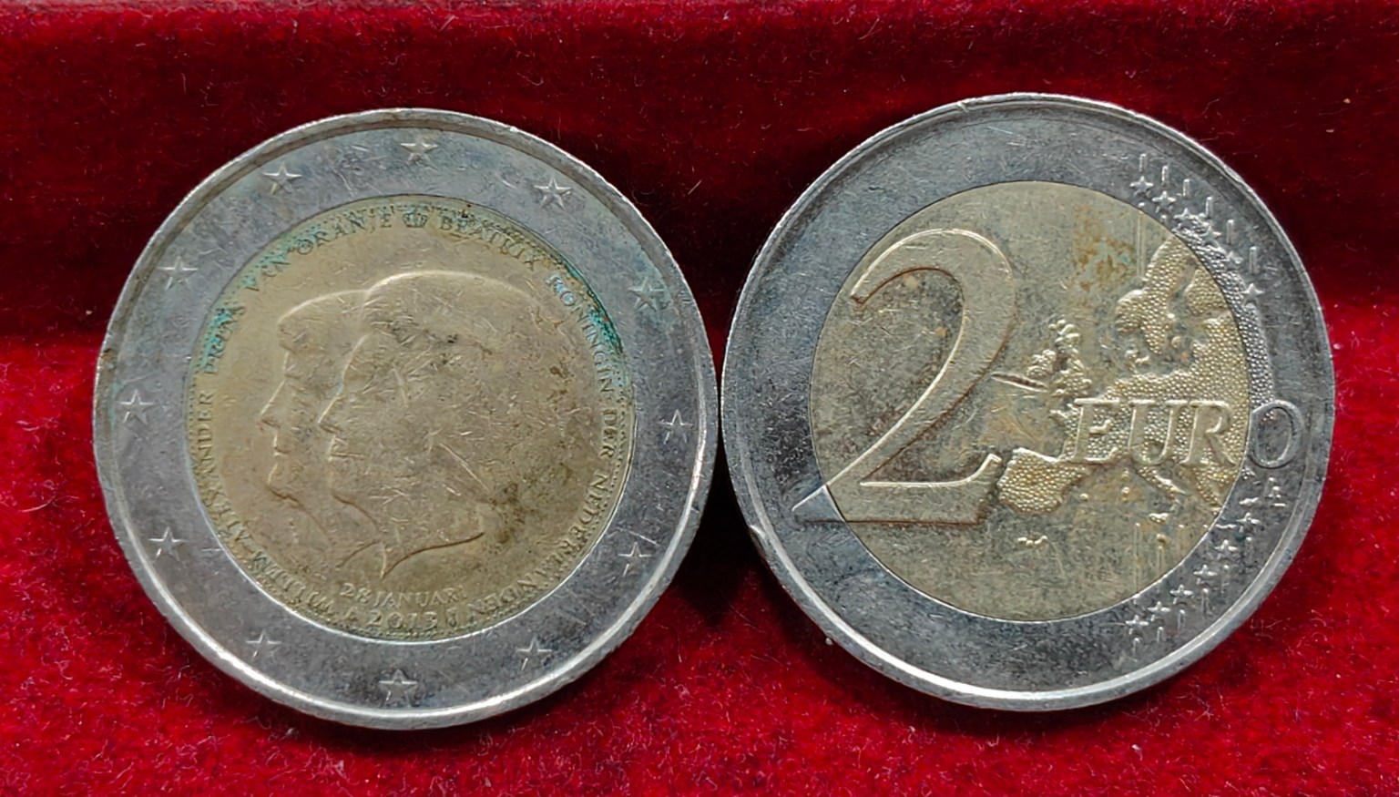 Netherland 2 Euros 2013 – Beatrix Investiture of King Willem-Alexander ...